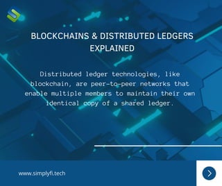DISTRIBUTED LEDGER TECHNOLOGIES | PDF