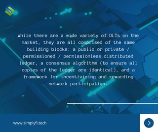 DISTRIBUTED LEDGER TECHNOLOGIES | PDF