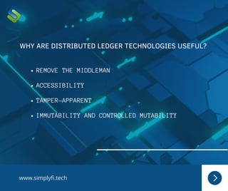 DISTRIBUTED LEDGER TECHNOLOGIES | PDF