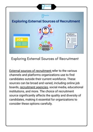 Exploring External Sources of Recruitment | PDF
