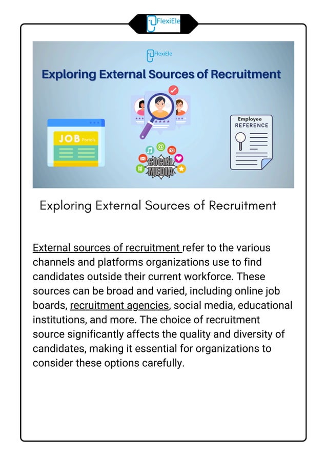 Exploring External Sources of Recruitment | PDF