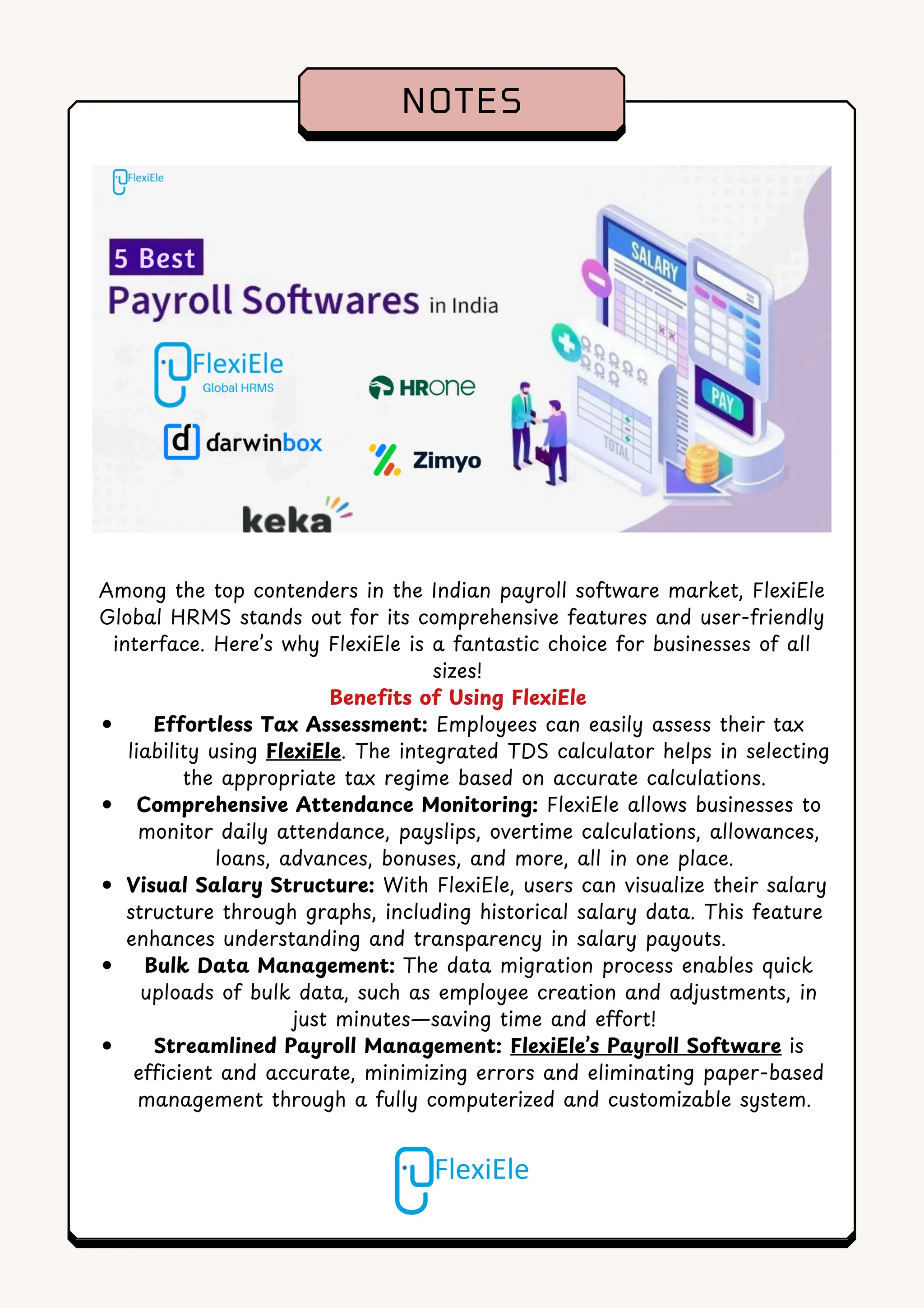 Top 5 Best Payroll Software in India.... | PDF