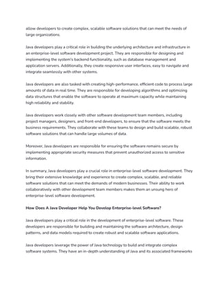 Java Developer_ The Unsung Hero of Enterprise-Level Software ...