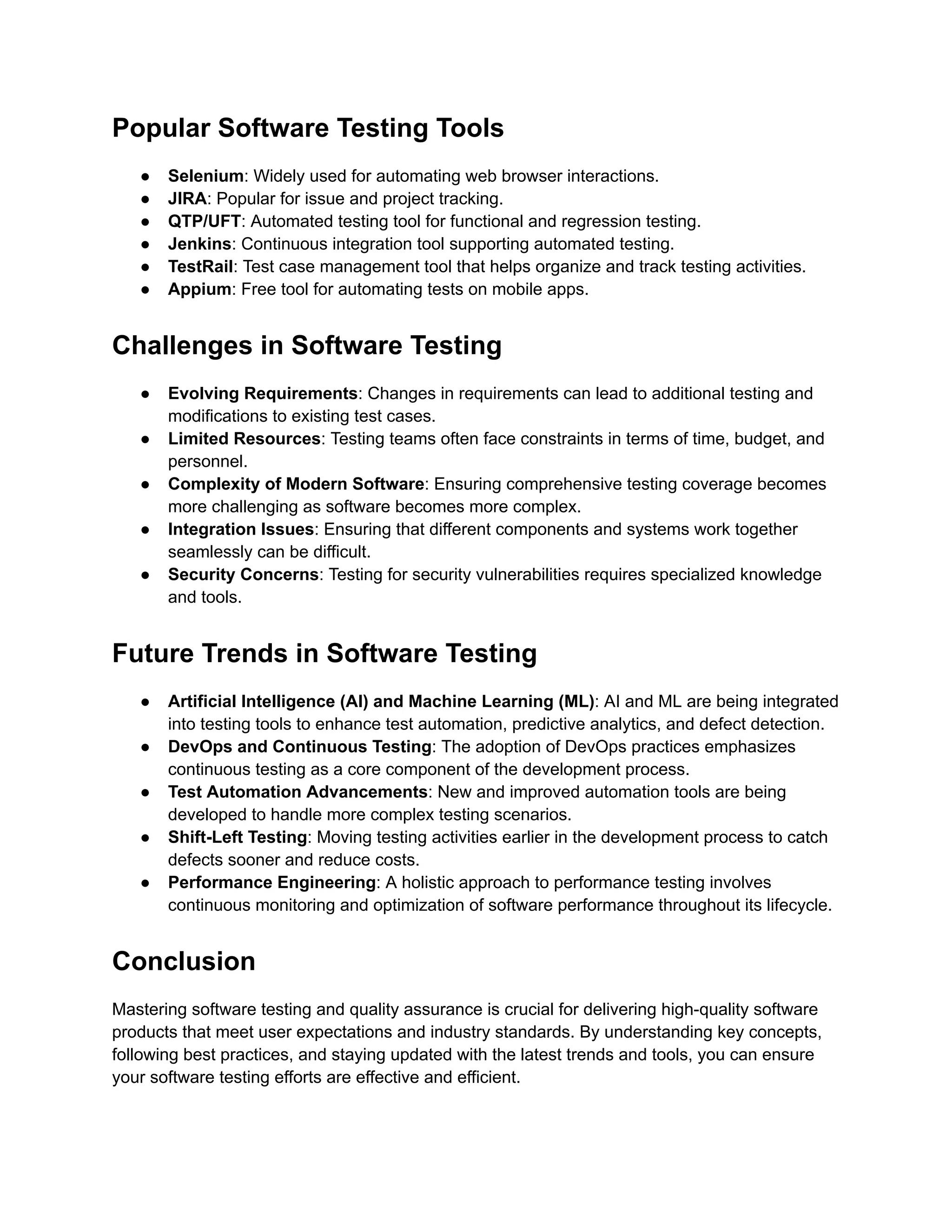 Mastering Software Testing: The Ultimate Guide to Quality Assurance | PDF