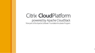 Deep dive: Citrix CloudPlatform for Infrastructure as a Service | PDF | Cloud Computing | Internet