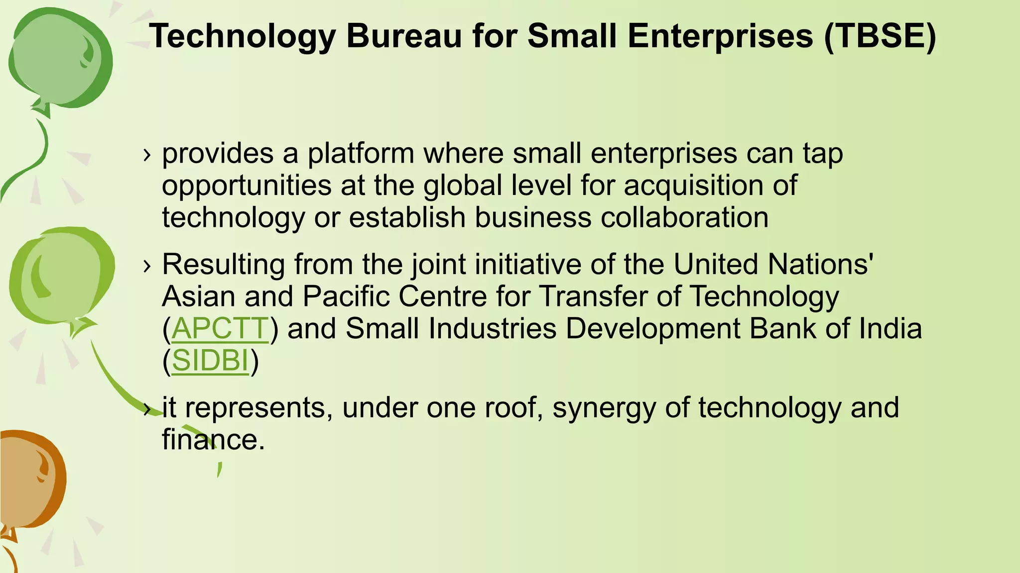 Technology transfer (tt) agencies in India | PPTX