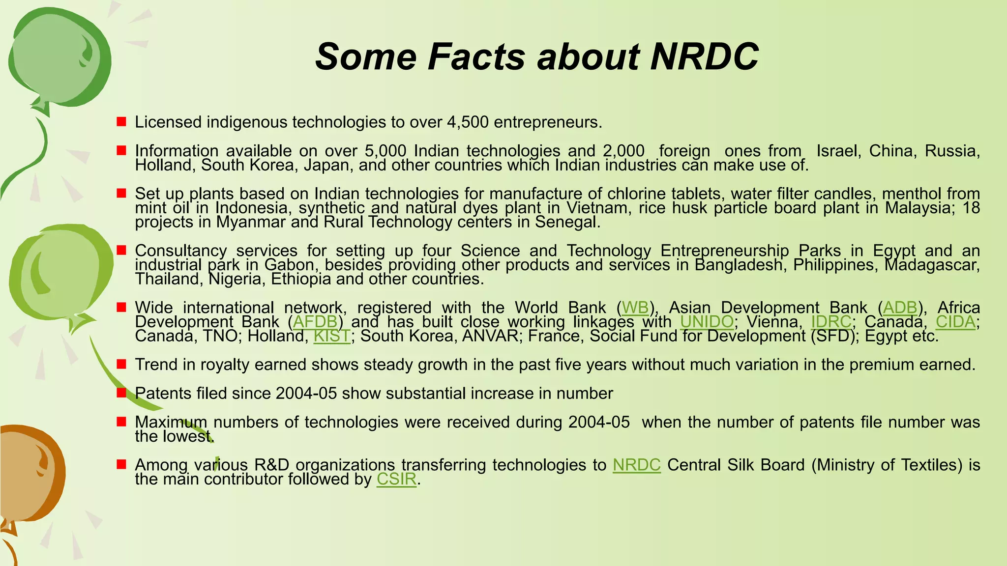 Technology transfer (tt) agencies in India | PPTX