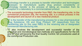 Technology transfer (tt) agencies in India | PPTX