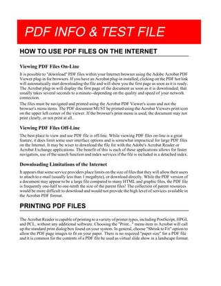 Pdf test file | PDF