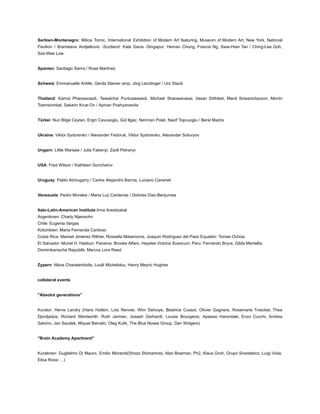 "THE CURATOR LIFTING RUNNING COMPETITION". Venice Biennale 2003 .pdf