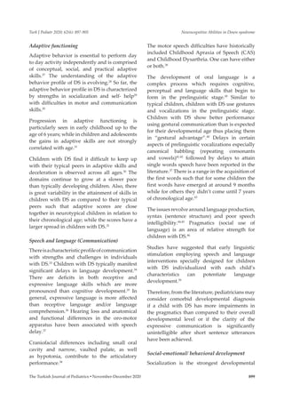 Neurocognitive abilities in individuals with Down syndrome-a narrative review | PDF