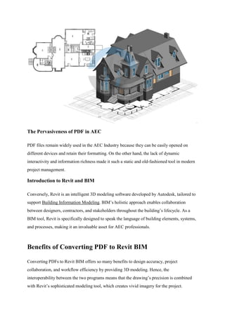 PDF to Revit BIM Conversion Guide: A Comprehensive 2024 Guide | PDF