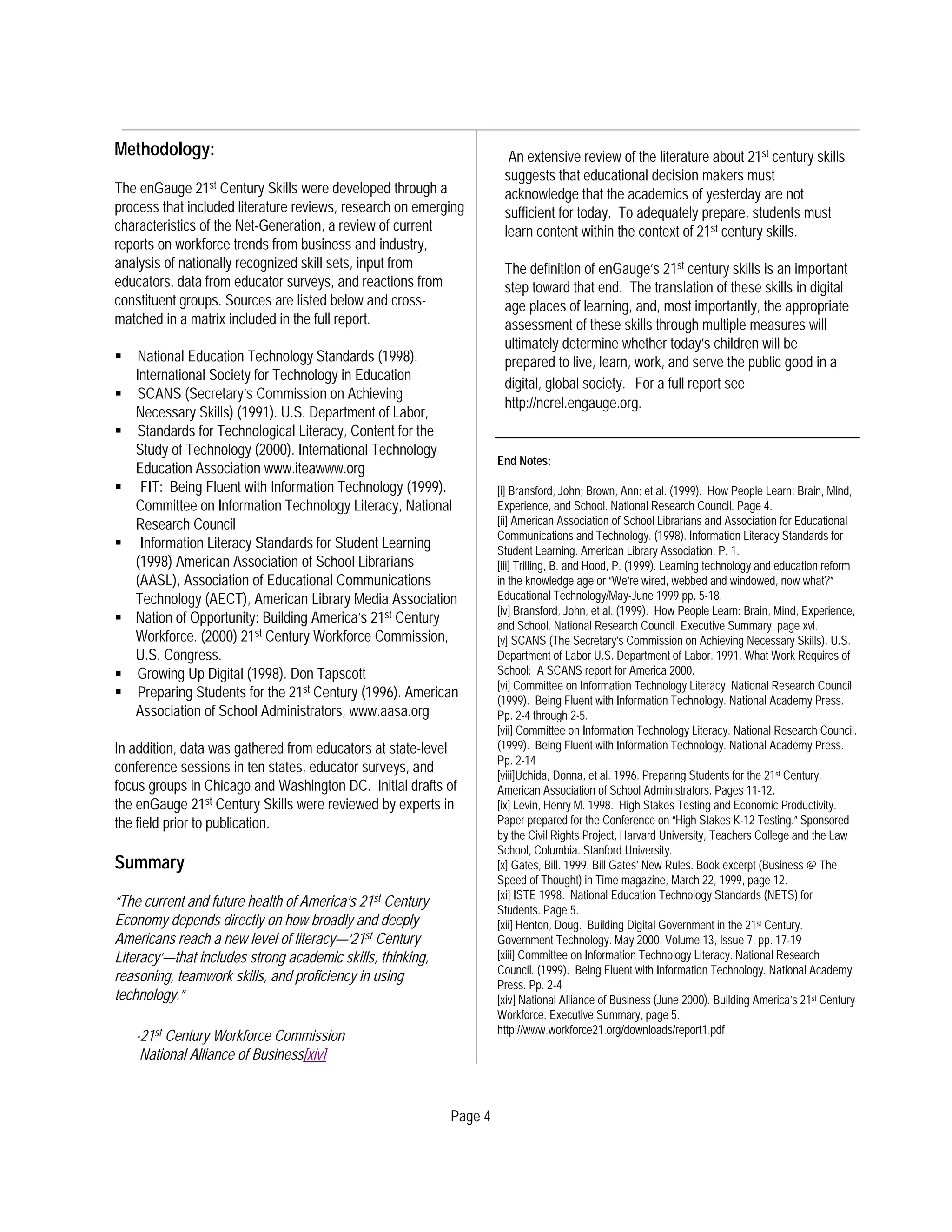 Twenty First Century Skills | PDF