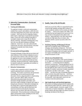 Twenty First Century Skills | PDF