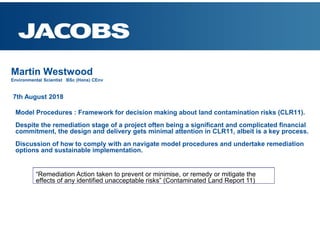 IES Webinar: Land & Groundwater Remediation Options & Scoping - The ...