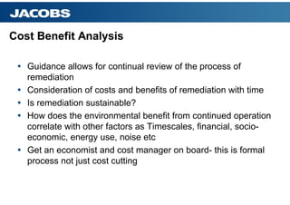 IES Webinar: Land & Groundwater Remediation Options & Scoping - The ...