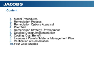IES Webinar: Land & Groundwater Remediation Options & Scoping - The ...