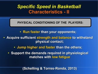 Specific Speed in Basketball | PDF