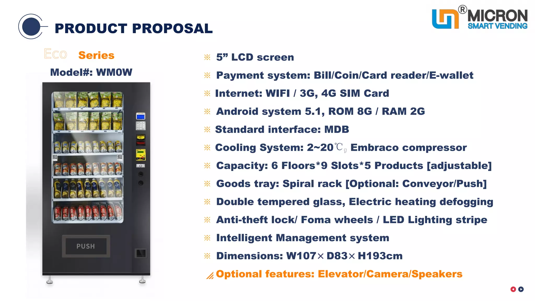 vending machine catalog Guangzhou Micron Vending Technology 202008 | PDF