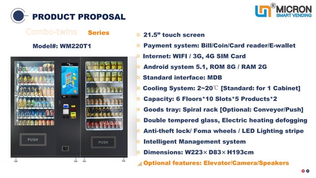 vending machine catalog Guangzhou Micron Vending Technology 202008 | PDF