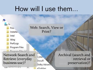 PDF vs. TIFF, An Evaluation of Document Scanning File Formats | PPTX