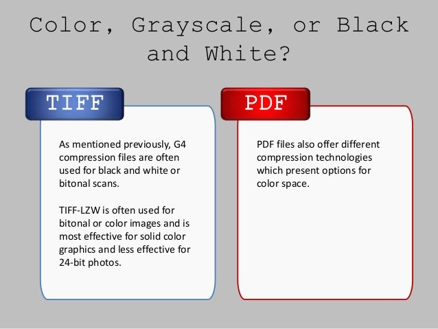 Pdf Vs Tiff An Evaluation Of Document Scanning File Formats 