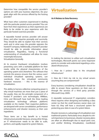 White Paper: The Benefits of An Outsourced IT Infrastructure | PDF | Cloud Computing | Internet