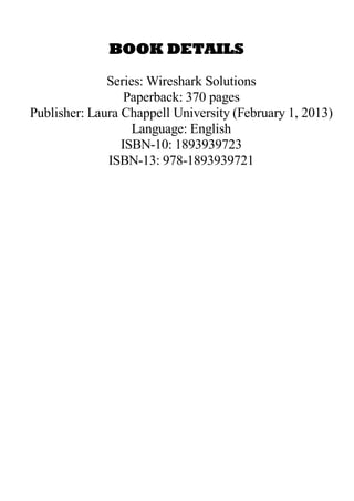 [PDF] Wireshark 101: Essential Skills for Network Analysis (Wireshark ...