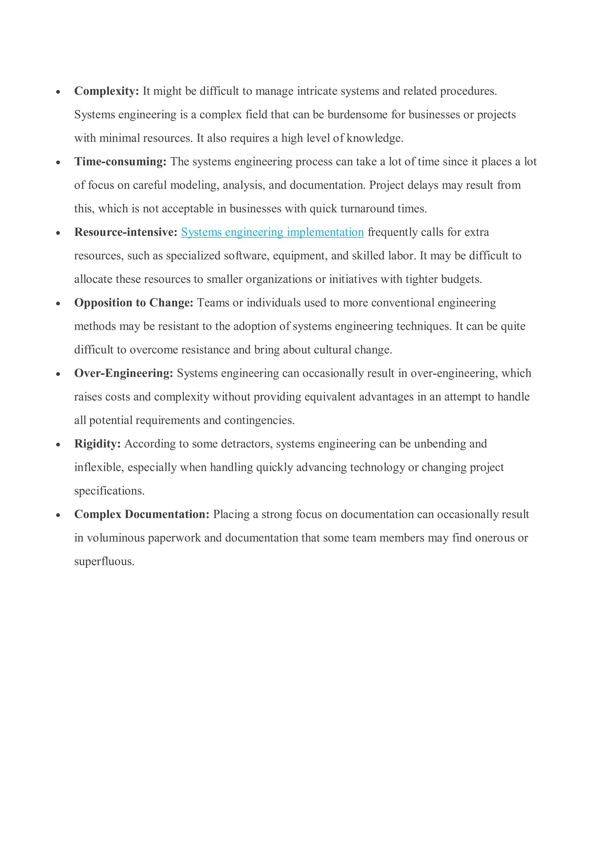 An Introduction to Systems Engineering | Dorleco | PDF