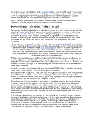 Diesel Generator | PDF