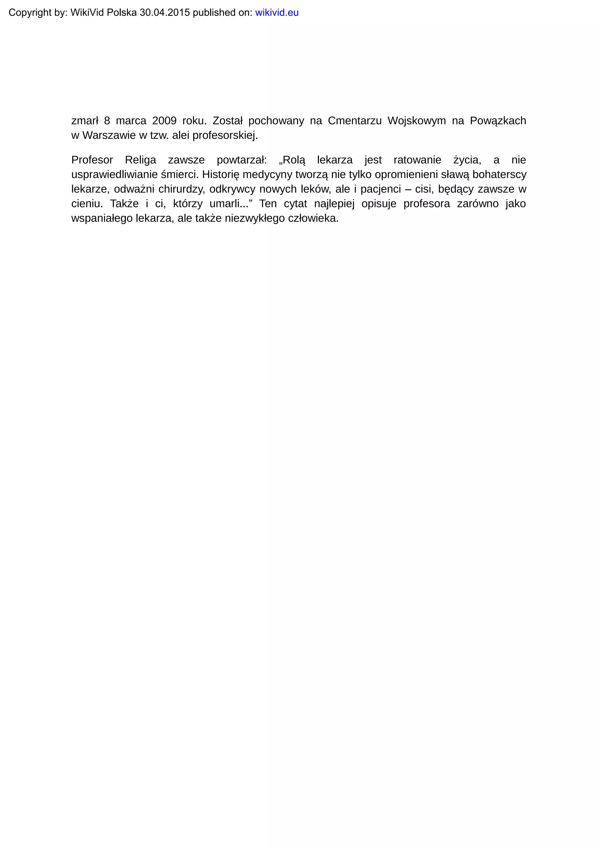 Zbigniew Religa | PDF