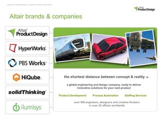 Altair ProductDesign Overview | PPT