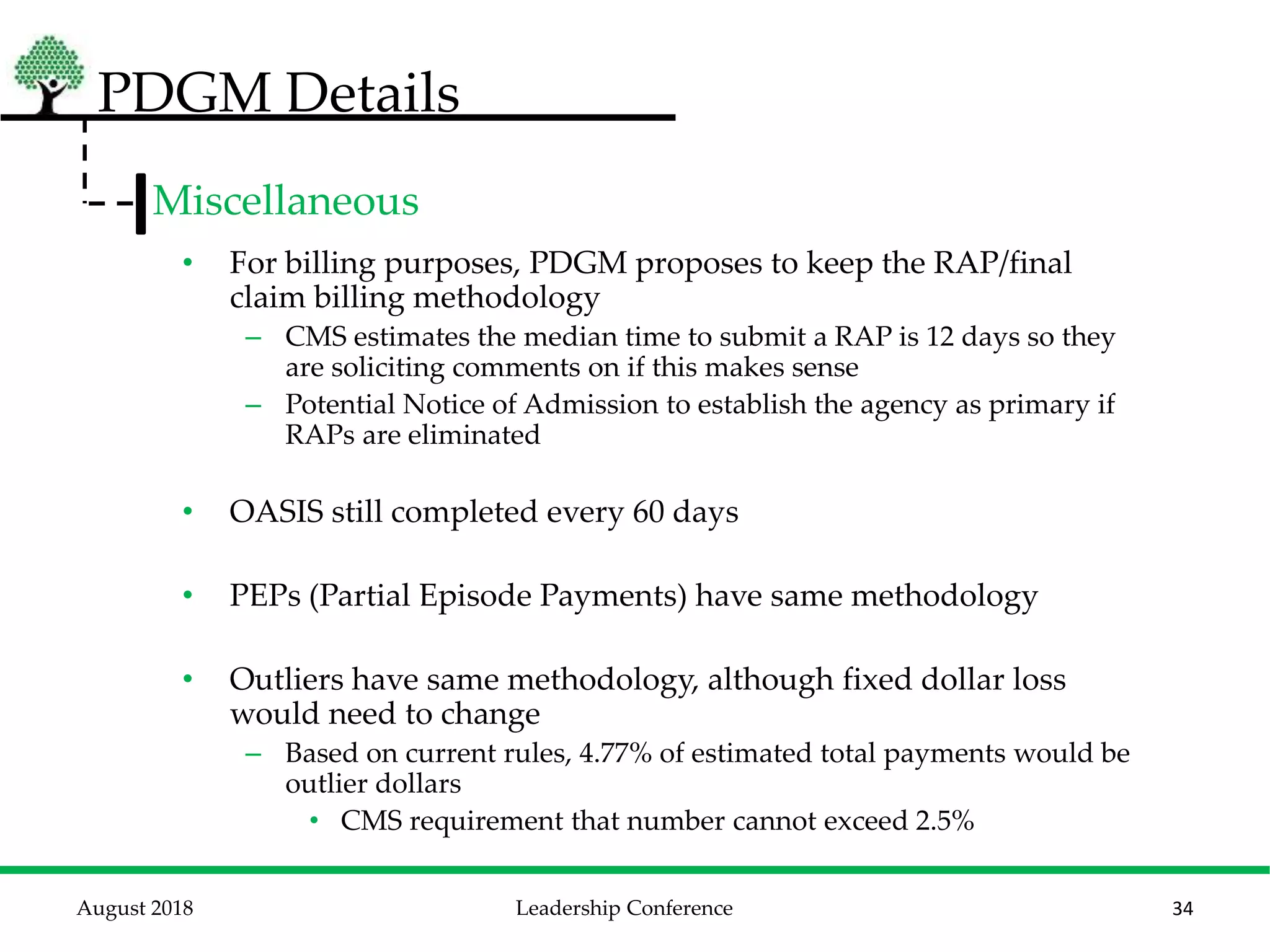 Patient-Driven Groupings Model (PDGM) Overview | PPTX