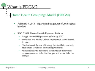 Patient-Driven Groupings Model (PDGM) Overview | PPTX | Diseases and ...