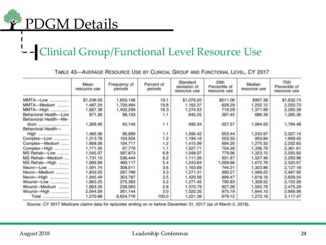 Patient-Driven Groupings Model (PDGM) Overview
