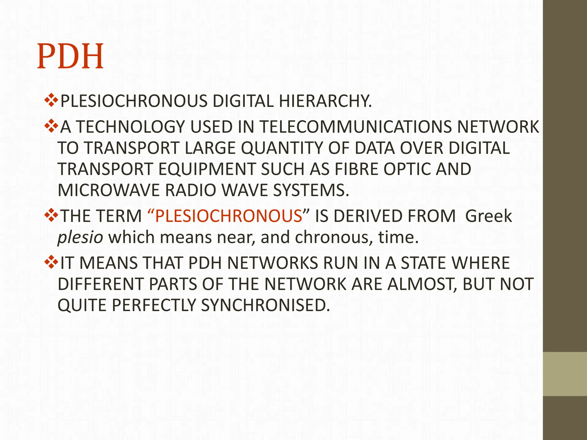 Digital switching system PDH-SDH-sonet.ppt