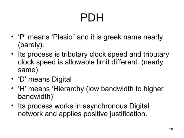 Pdh and sdh1 | PPT