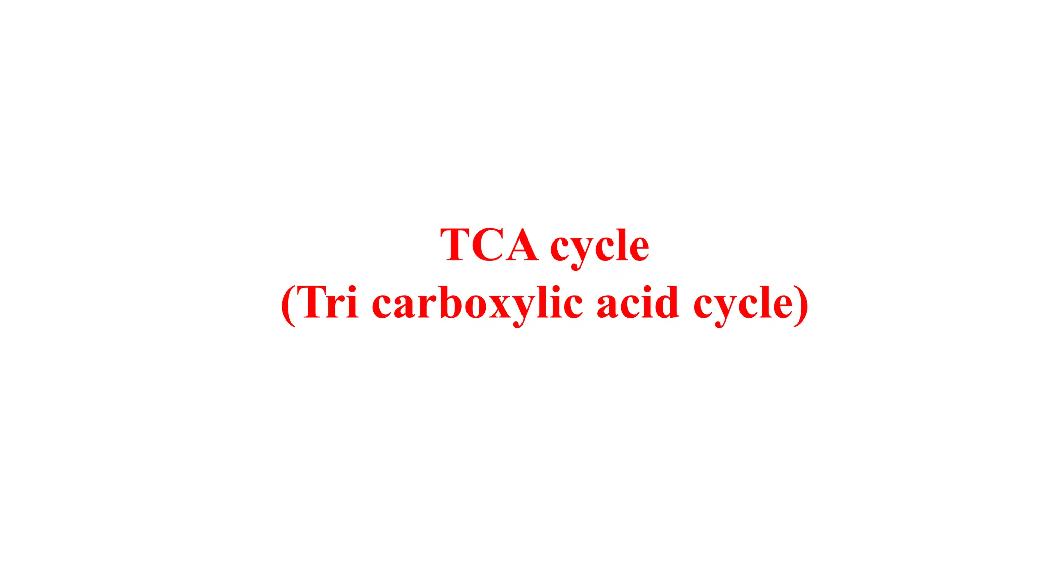 PDH Complex & TCA cycle/ Krebs cycle/Citric acid cycle | PDF