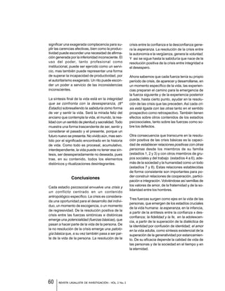 El desarrollo psicosocial de Eric Erikson | PDF