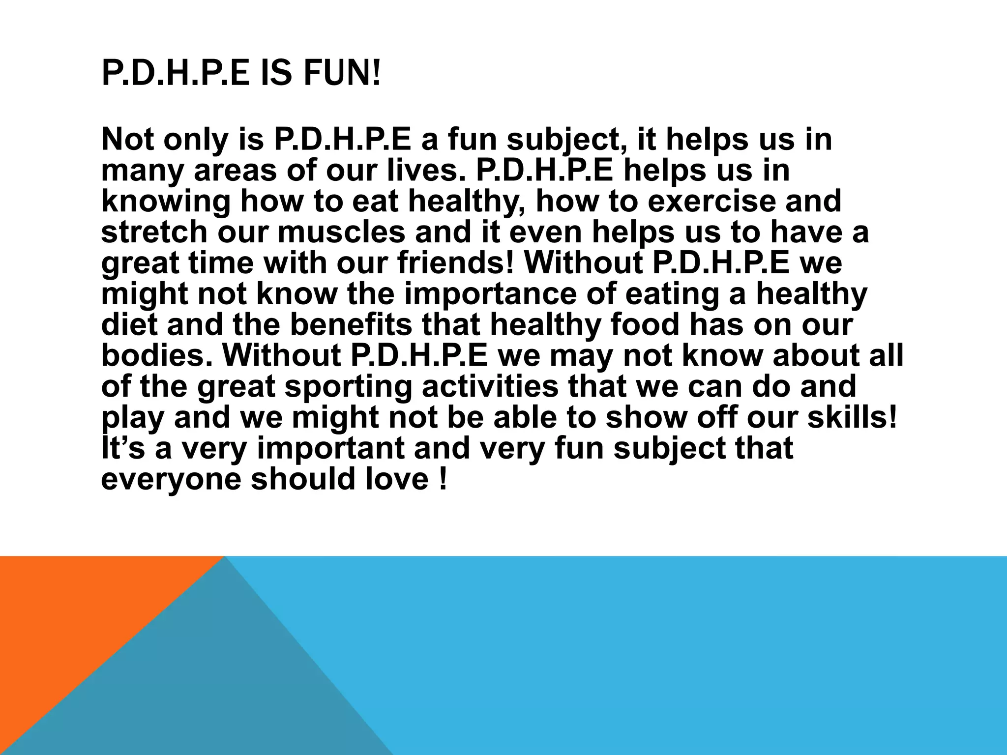 Pdhpe | PPTX | Fitness and Exercise | Healthy Living