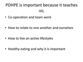 Pdhpe | PPT