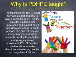 PDHPE Rationale | PPT