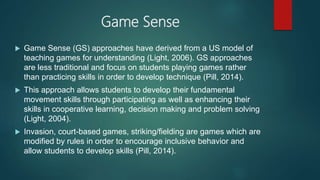 PDHPE Game Sense Approach | PPT