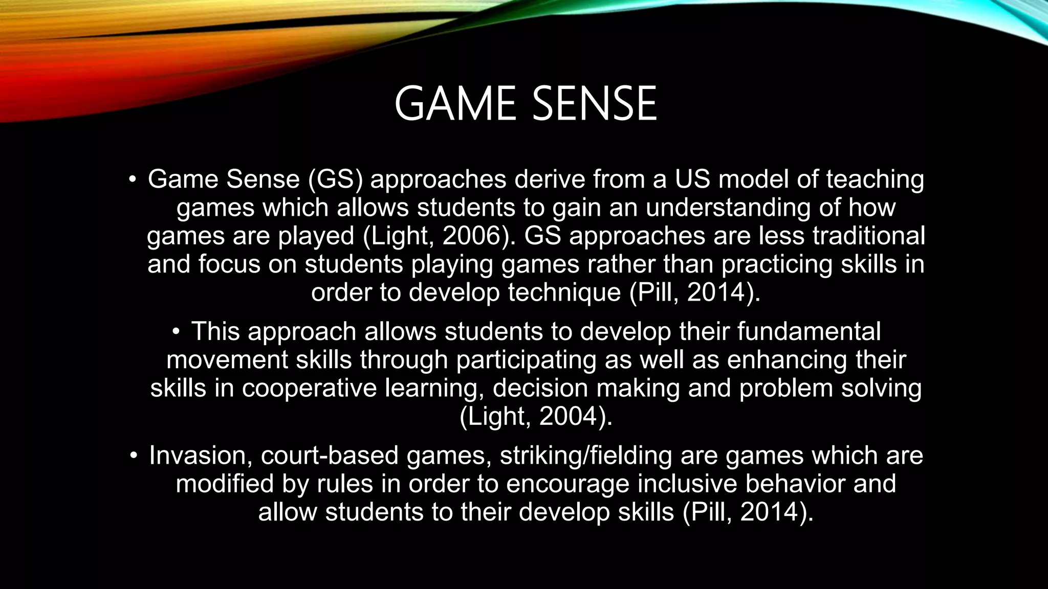 Game Sense PDHPE | PPT