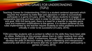 Game Sense PDHPE | PPTX | Education