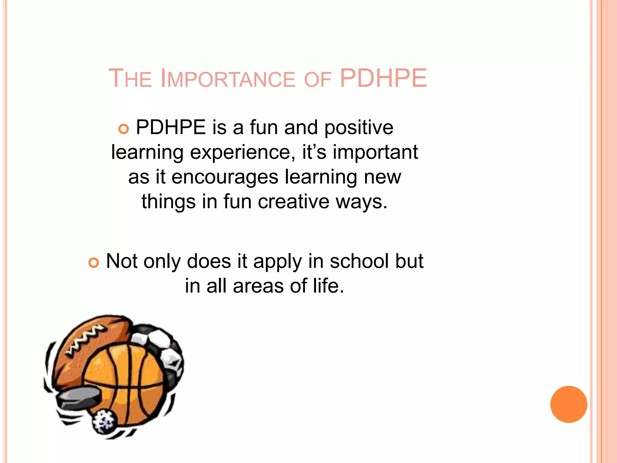 PDHPE Powerpoint | PPTX | Healthy Living