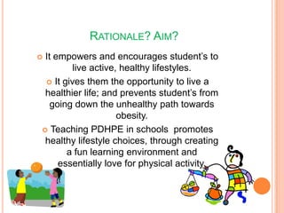 PDHPE Powerpoint | PPTX | Healthy Living