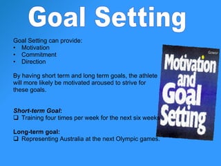 Pdhpe Sports Psychology | PPT