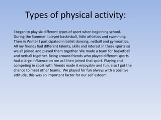 Pdhpe -slb | PPTX | Participant Sports | Fitness and Exercise