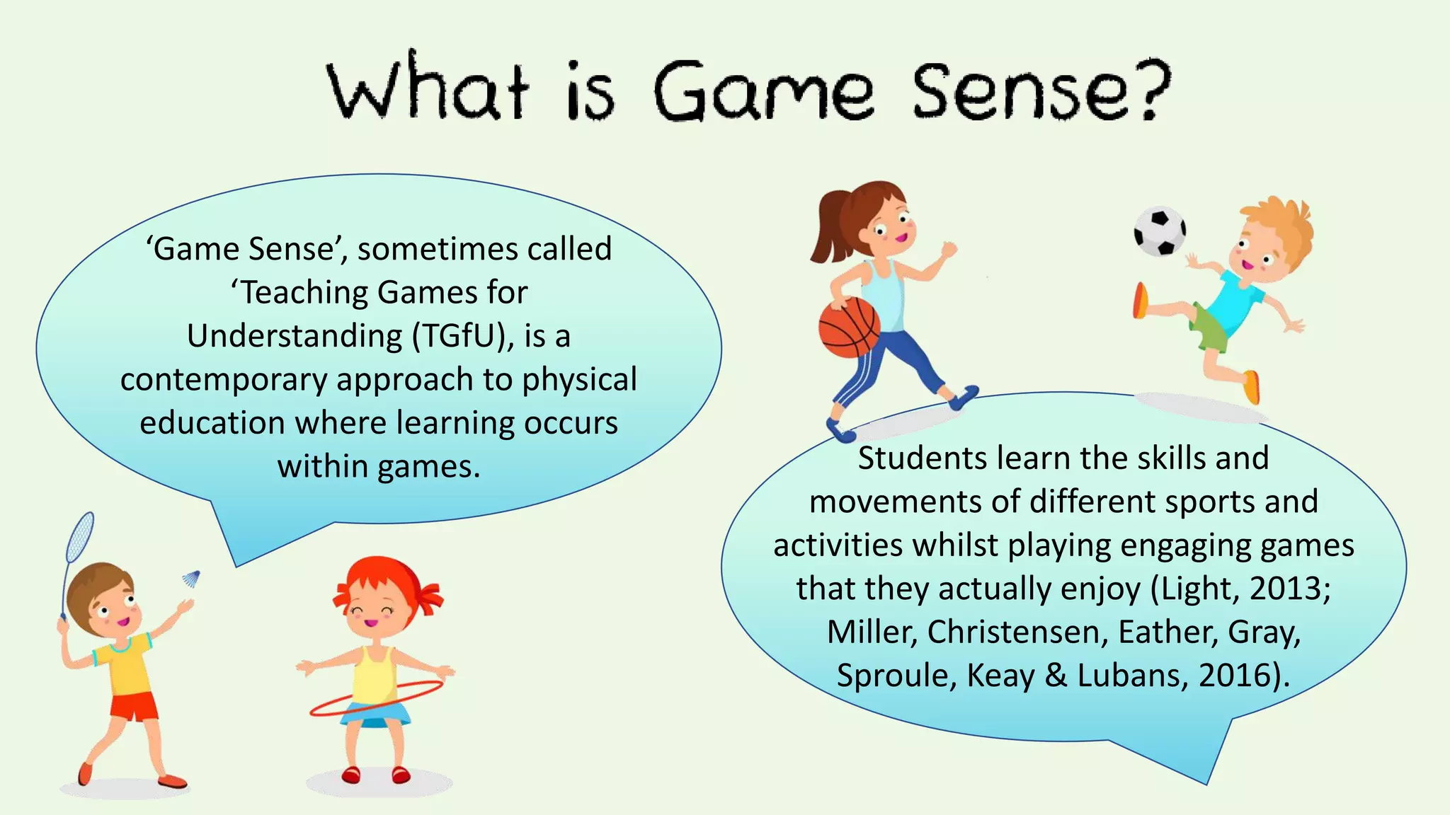 PDHPE game sense ppt. | PPT